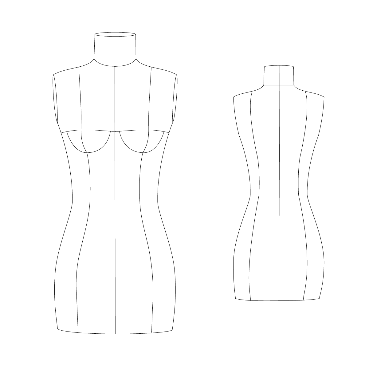Custom-Fit Girls DIY Dress Form Sewing Pattern | Ages 7–16 ...