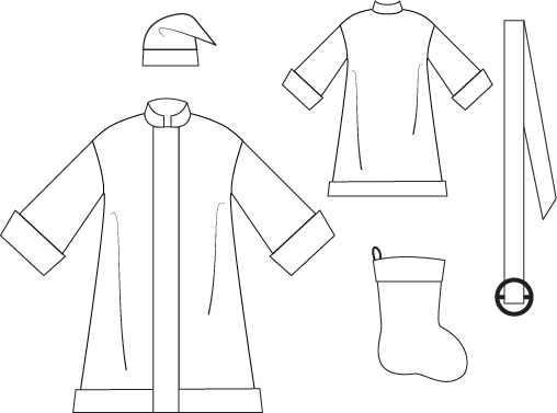 Women’s Mrs. Claus Costume Sewing Pattern for Christmas | DIY Holiday ...