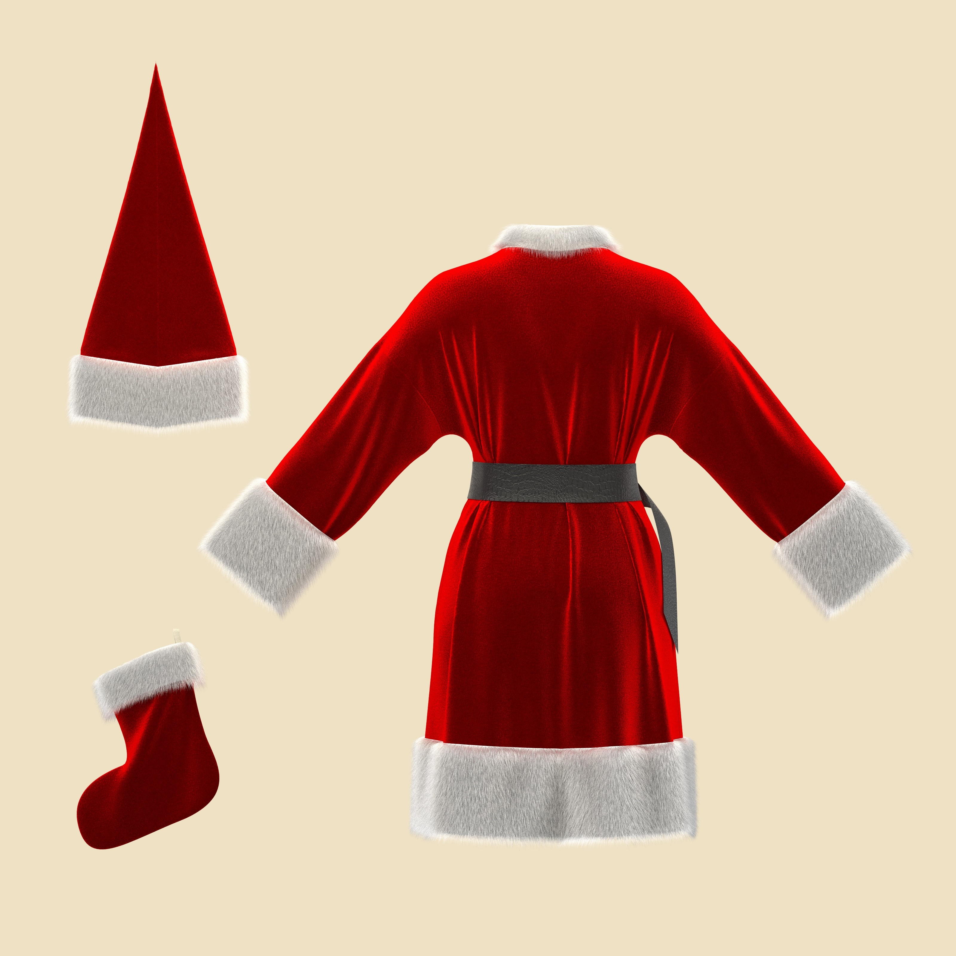 Women’s Mrs. Claus Costume Sewing Pattern for Christmas | DIY Holiday ...