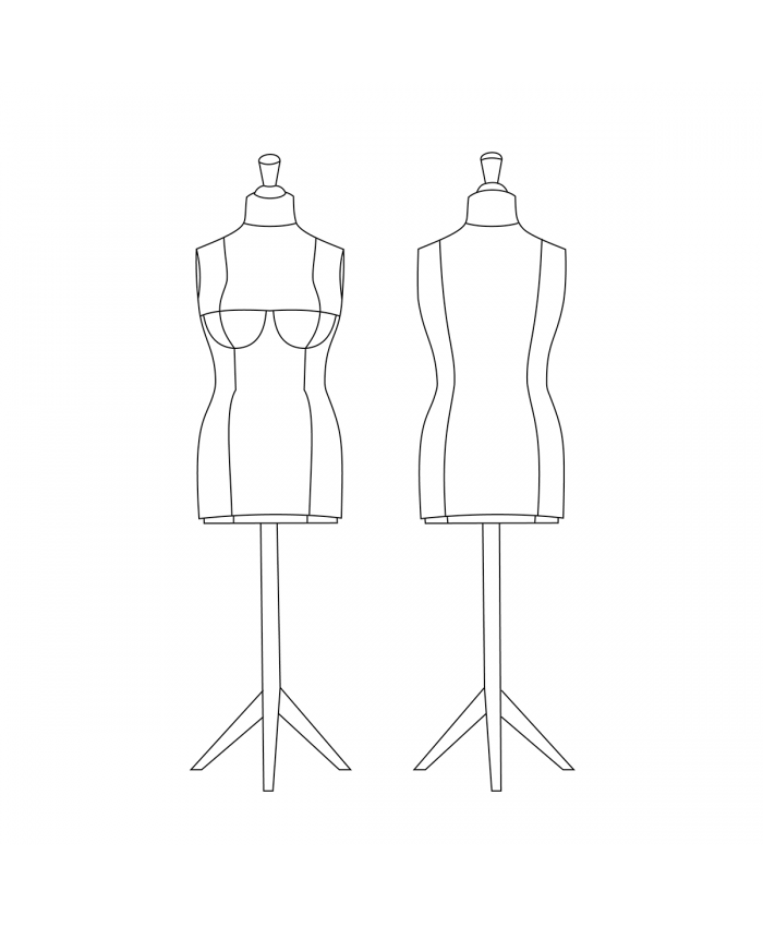 DIY Dress Form Sewing Patterns. Sewing Mannequins. Fitting Dressmakers ...