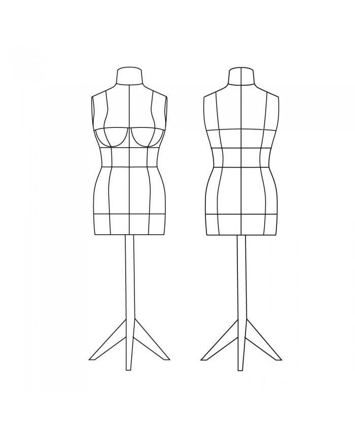 DIY Dress Form Sewing Patterns. Sewing Mannequins. Fitting Dressmakers ...